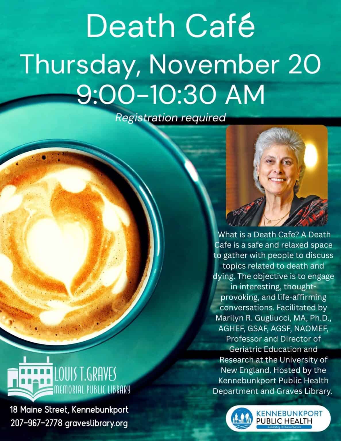 DEATH CAFE - Louis T Graves Memorial Public Library
